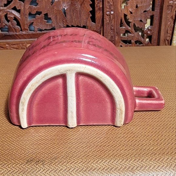 Dining | Vintage Half Coffee Cup Mug Maroon | Poshmark